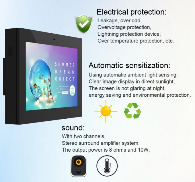 Wall Mount Outdoor Kiosk IP65 Waterproof Air Conditional Cooling System ...