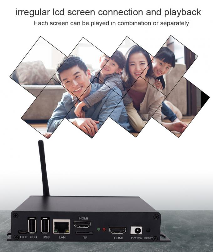 HDMI Media Player Box Curved Lcd Video Wall Screen Digital Signage ...