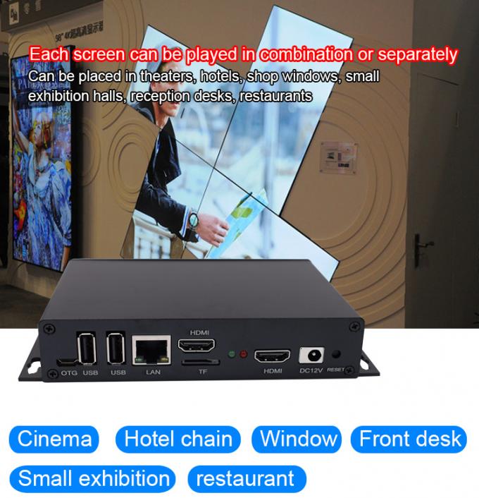 HDMI Media Player Box Curved Lcd Video Wall Screen Digital Signage ...