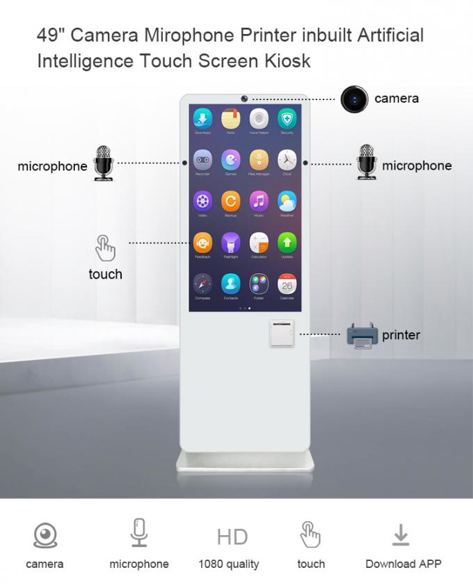 Capacitive Touch Screen MIC Lcd Digital Signage Kiosk