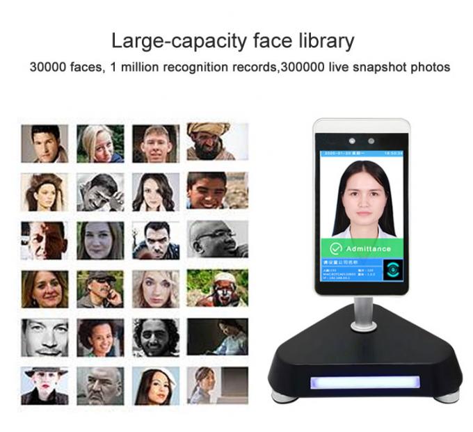 Infrared 200W IPS LCD Face Recognition Thermometer