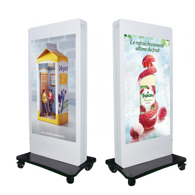 IP55 Floor Standing Outdoor LCD Advertising Machine