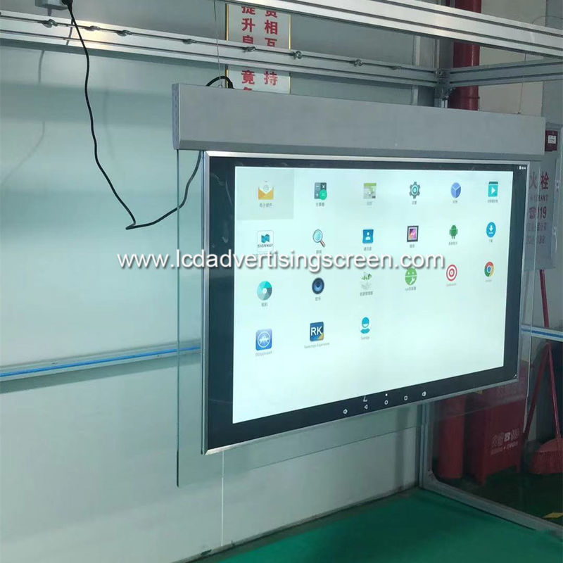 20mm Thickness Dual Sides Ceiling Hanging LCD Screen With Android 5.1 OS